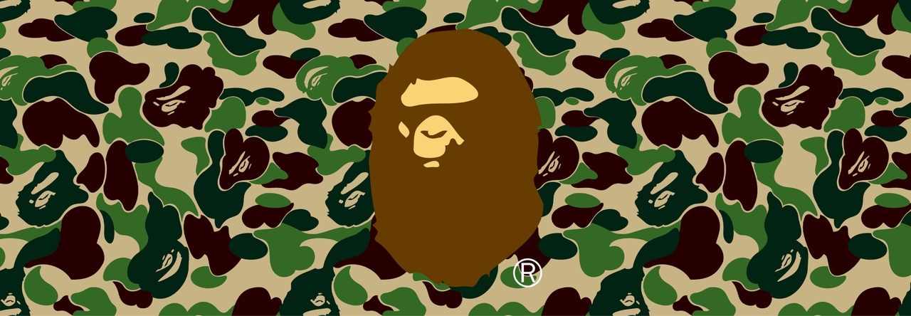 bape pattern 4k